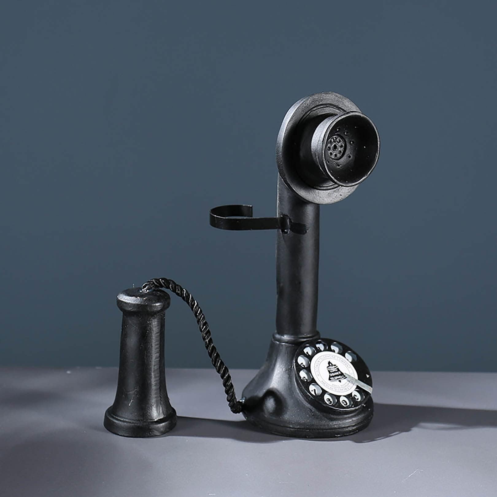 Amazon.com: AZMANI Vintage Candlestick Phone Antique Telephone Rotary ...