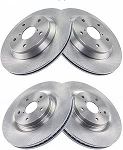 Amazon.com: Replacement Brake Rotor Set Compatible with 2019-2020 ...