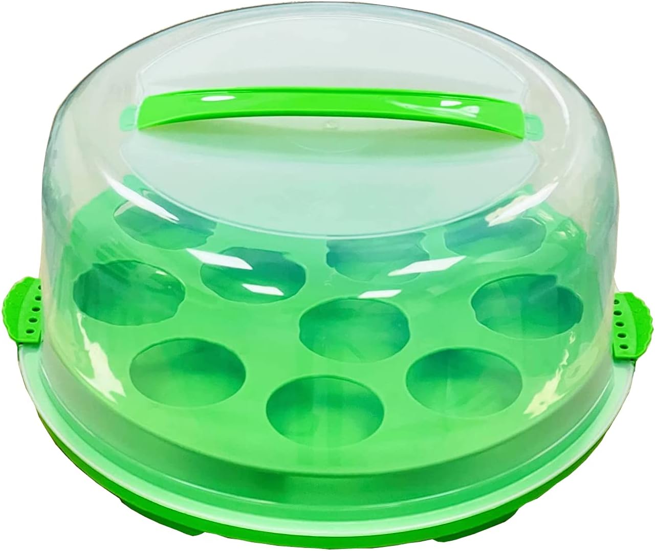 Two Tier Cupcake Carrier Now with DEEP Trays for Extra Stability ...