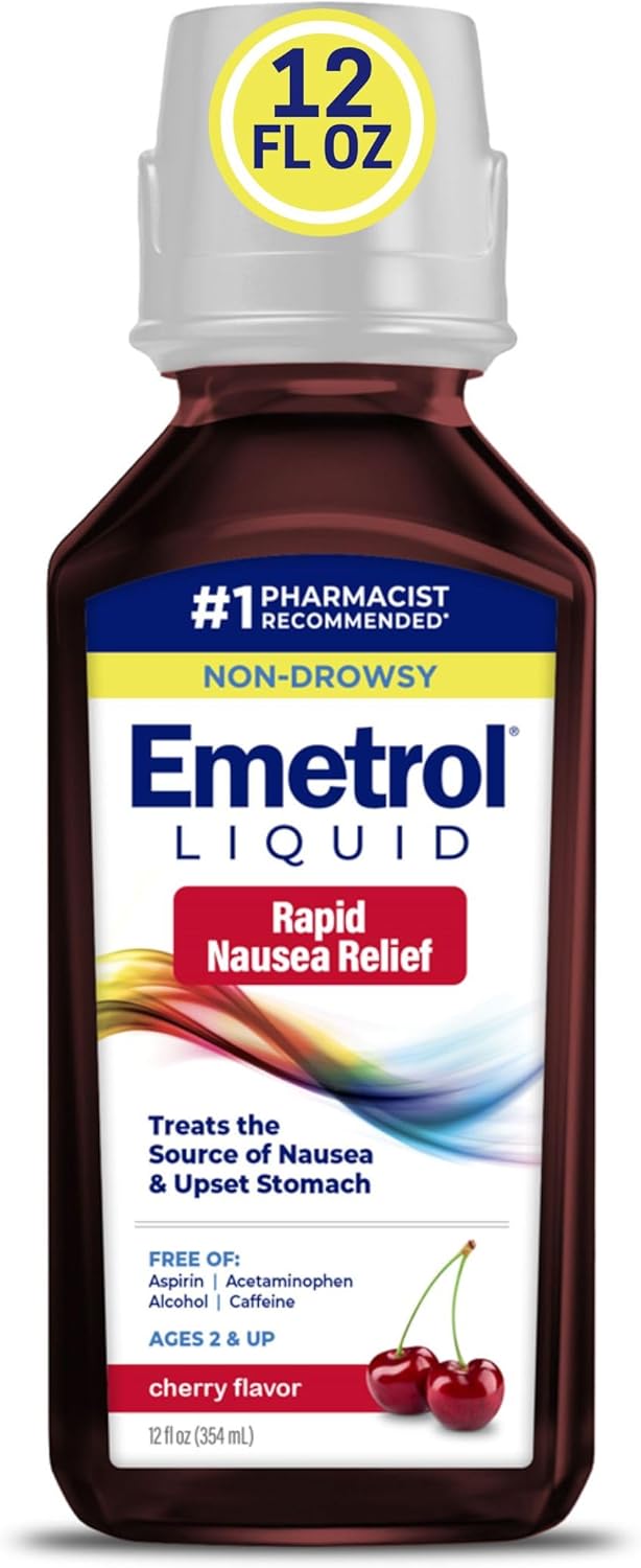 Amazon.com: Emetrol Non-Drowsy Nausea Relief - Liquid Medicine for ...