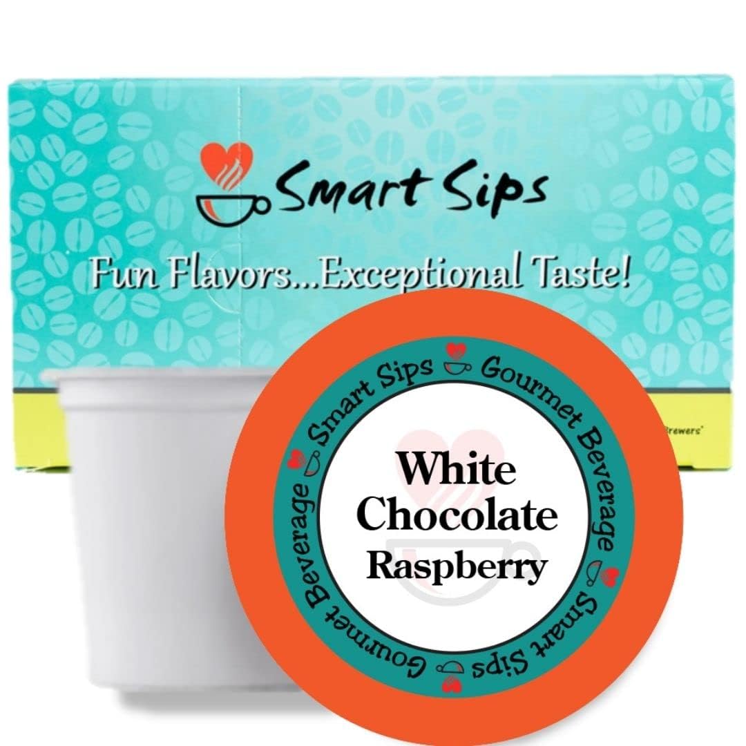 Amazon.com: Smart Sips Coffee, White Chocolate Raspberry Coffee, Medium ...