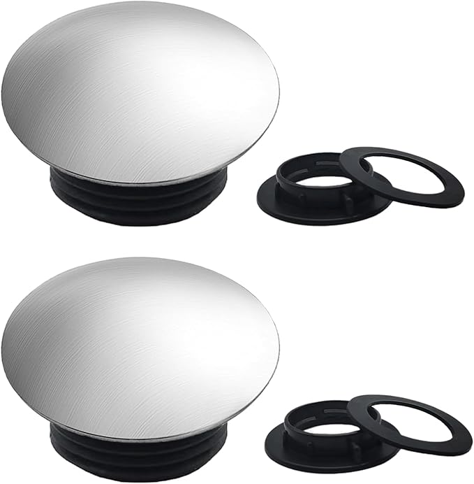 Amazon.com: OWMOSYX Kitchen Sink Hole Covers Stainless Steel, 2 Pcs ...