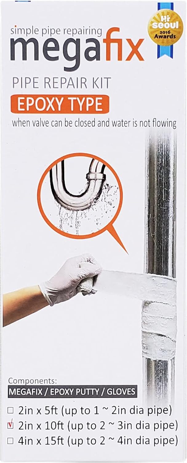 Amazon.com: MEGAFIX Pipe Repair KIT, Fiberglass Wrap, Water Leak ...