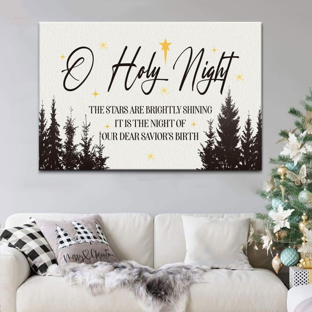 Amazon.com: O Holy Night the Stars Are Brightly Christian Christmas ...