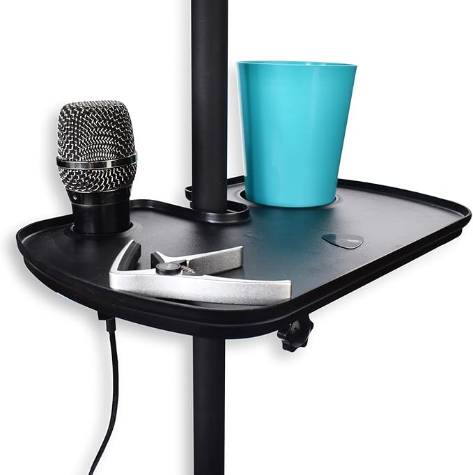 Amazon.com: Venmark Microphone Stand Tray - Mic Clamp-On Accessory ...
