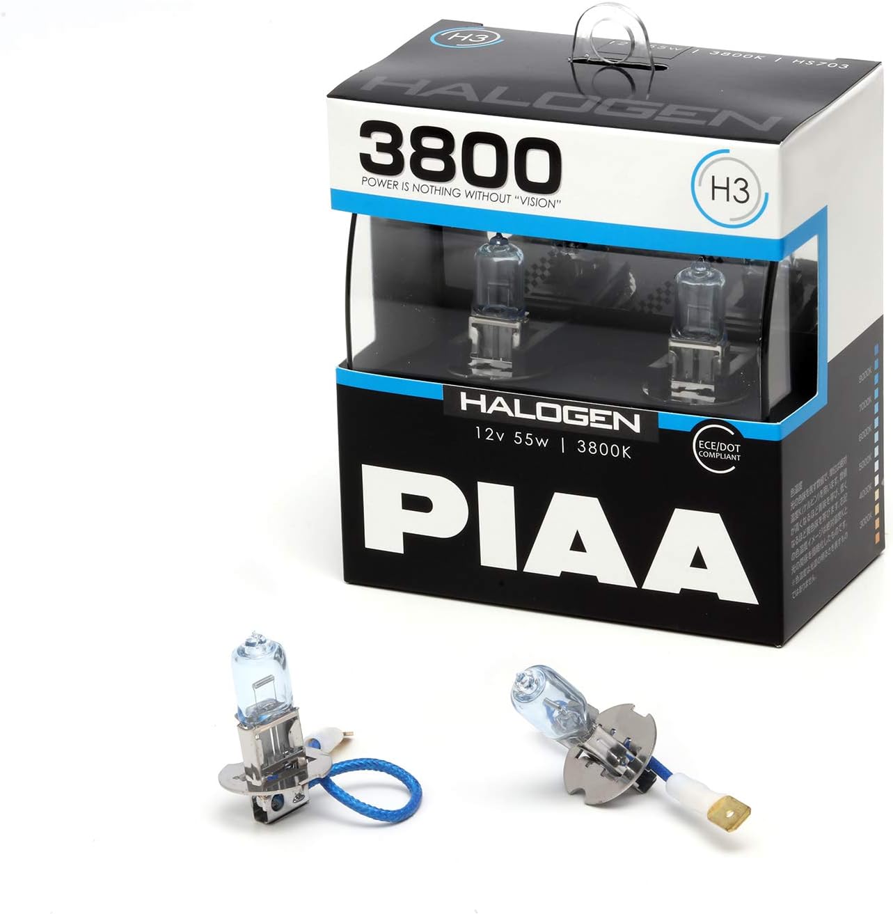 Amazon.co.jp: IPF フォグランプ LED 車用 H3 H3C 1500lm 6500K ホワイト 12V 24V兼用 2本入 ...