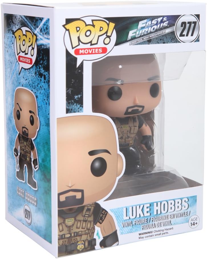 Funko 6818 Fast and Furious Luke Hobbs Pop Vinyl Figure : Amazon.co.uk ...