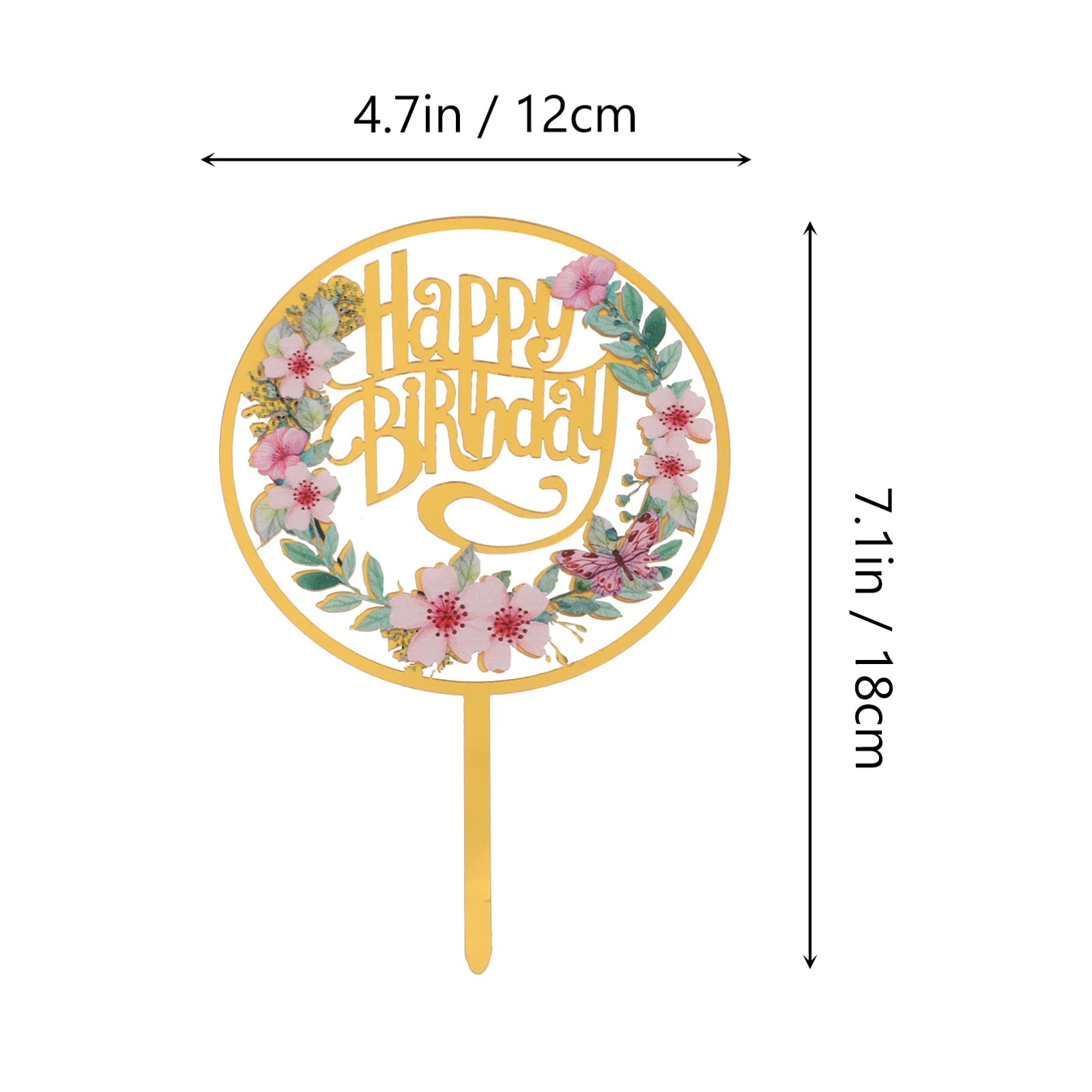 Round Acrylic Cake Toppers Round Clear Cake Topper Blanks, 53% OFF