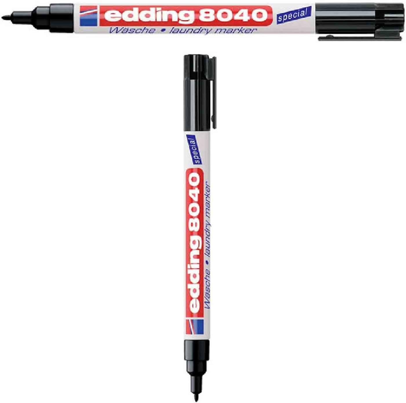 edding 8040 Wäschemarker - schwarz - 1 Stift - Rundspitze 1 mm ...