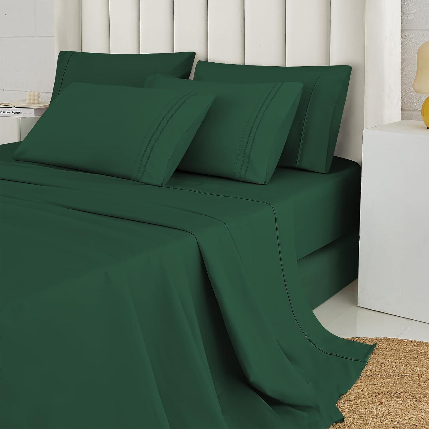 Amazon.com: MICORAL ProBreathing King Sheet Set 6pcs | 60% Microfiber ...