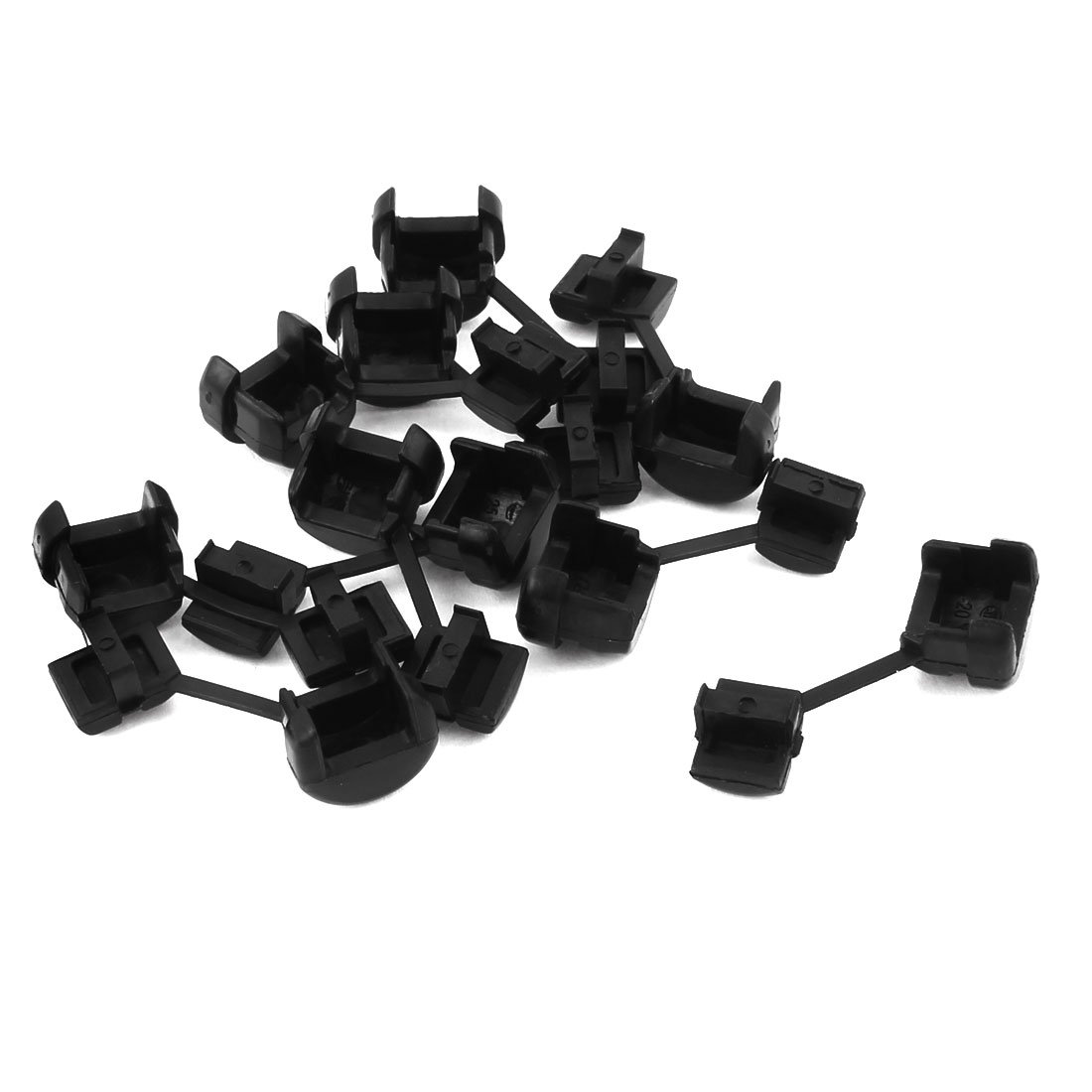 Amazon.com: uxcell Nylon Cable Tie Fixed Clip Strain Relief Bushing 6mm ...