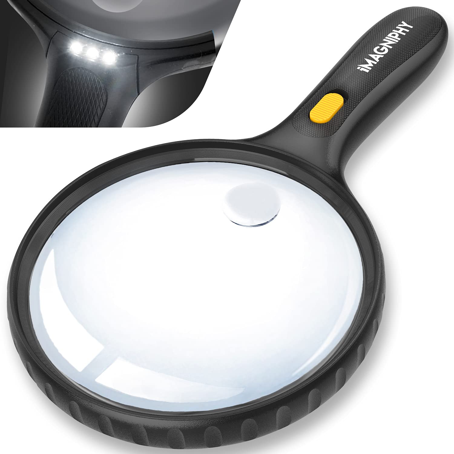 Buy 5 5 Inch Large Led Handheld 2 X Magnifier With 5 X Zoom Best 