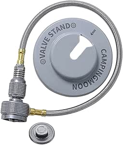 Camping Moon 13 Ft Stainless Steel Propane Adapter Hose, Z28-33, EN417 ...