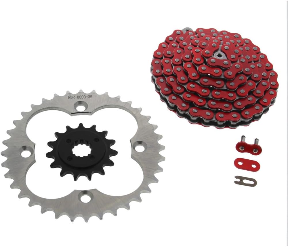 Amazon.com: 2005-2008 Fits Honda 400EX TRX400EX Red Non O-Ring Chain ...