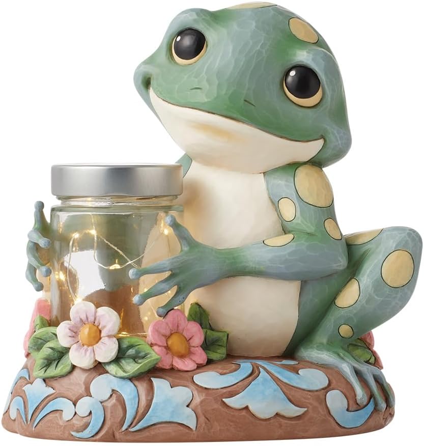 Amazon.com: Enesco Jim Shore Heartwood Creek Nature's Meadow Frog with ...