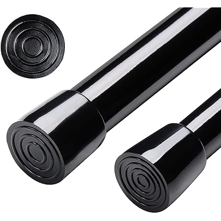 2PCS Spring Tension Curtain Rods 28-43 Inches Adjustable, Small Short ...