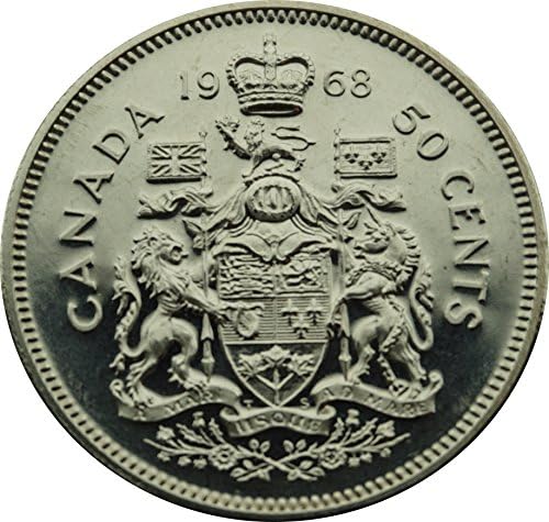 Uncirculated Canadian Coin (50 Cent, 1968) : Amazon.ca: Toys & Games