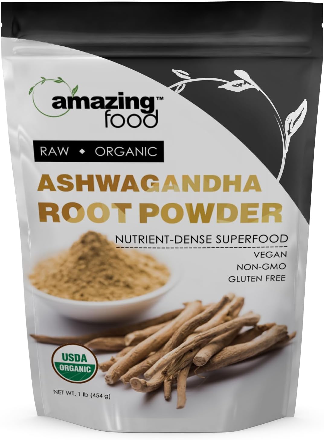 Amazon.com: Amazing Food Ashwagandha Root | 1 Lb Powder | USDA ...
