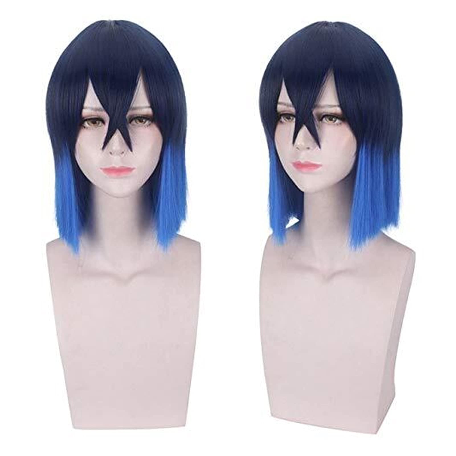 Buy Cosplay Hashibira Inosuke Cosplay Wig Gradient Long Straight ...