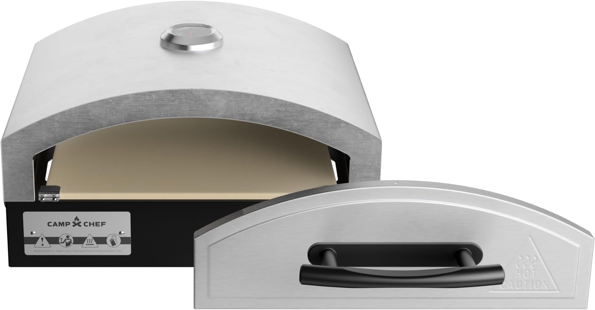 Amazon.com: Camp Chef PZ30 1 Burner Pizza Oven, Stainless Steel : Patio ...