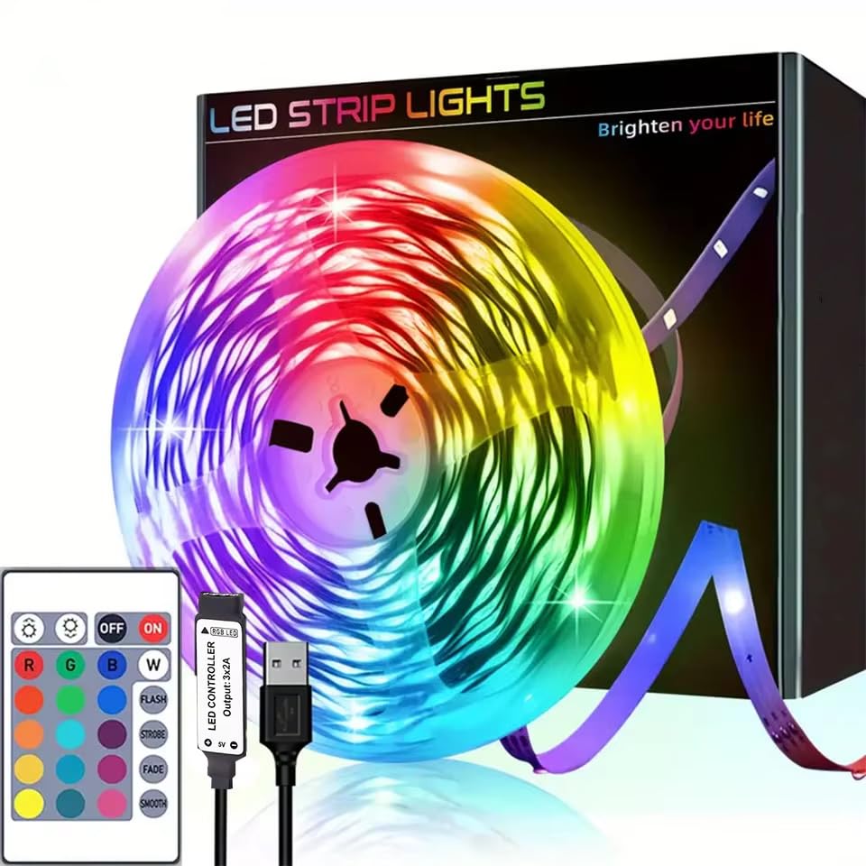 Comely Striscia LED RGB 5 Metri SMD 2835, Strisce LED RGB con ...