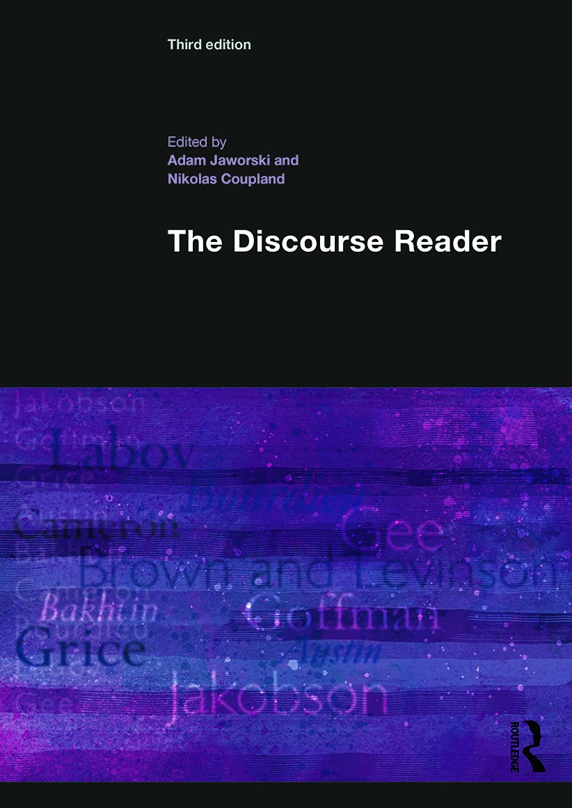 Amazon.com: The Discourse Reader: 9780415629492: Jaworski, Adam: Books