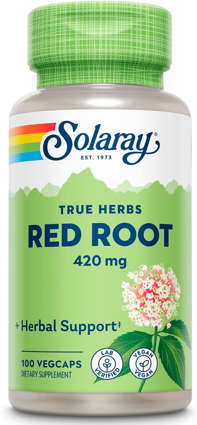 Amazon.com: SOLARAY Red Root Capsules, 420 mg | 100 Count : Health ...