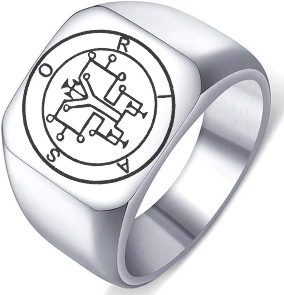 Laser Engraved Demon Orias Oriax Goetic Seal Lesser Key of King Solomon ...