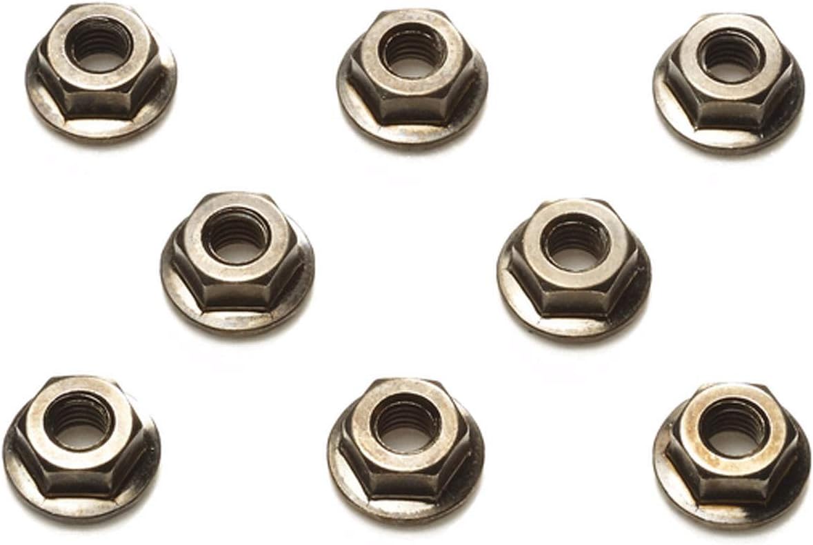 Amazon.com: TAMIYA Serrated Wheel Nut 4mm Black 8 TAM42282 RC Tire ...