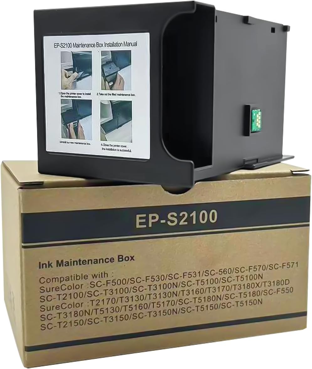 Amazon.com: F570 Maintenance Box (C13S210057/SC13MB/S2100) Replacement ...