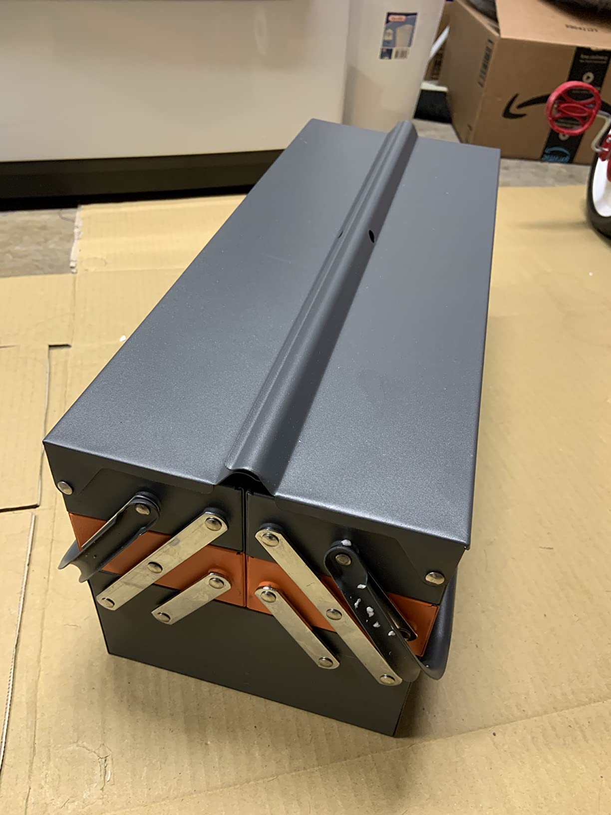 $8/mo - Finance Safstar 19 Inch Tool Box, Lockable Organizer Toolbox w ...