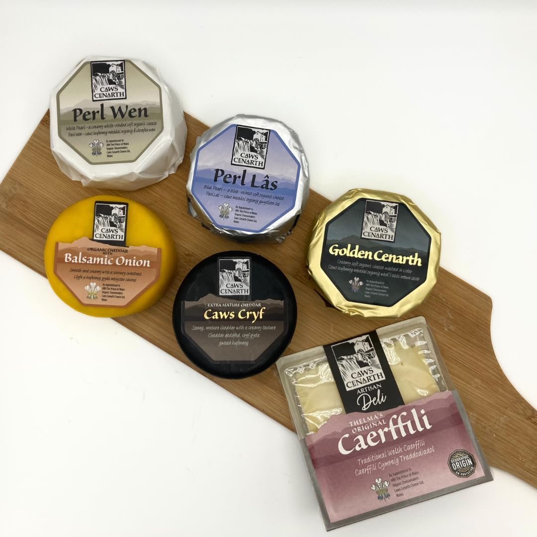 Caws Cenarth Cheese Lovers Hamper | 6 artisan cheeses | 1200g cheese ...