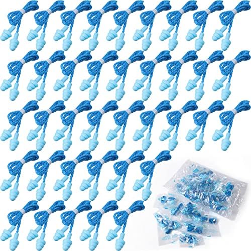 Amazon.com: Quality Reusable Earplugs 100 Pair - 25dB Corded Silicone ...