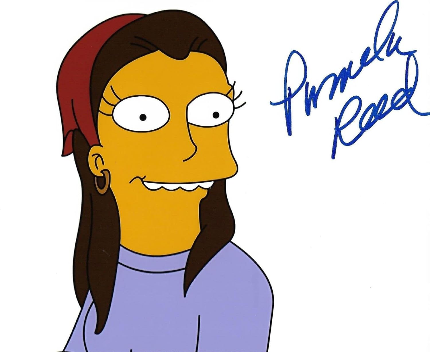 Pamela Reed REAL hand SIGNED 8x10" Photo #2 w/COA The Simpsons Ruth ...