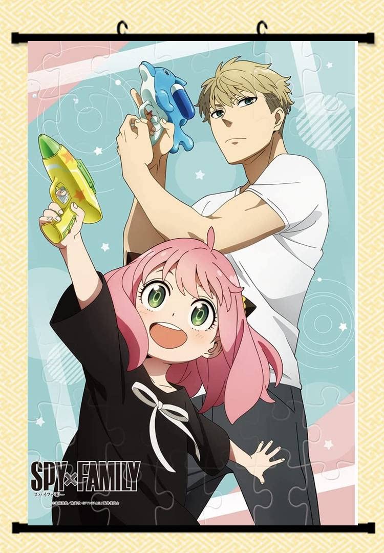 Buy x Family s Scroll Style Anya Forger Yor Forger Loid Forger (Anya ...