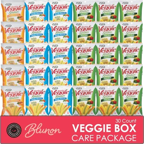 Amazon.com : Veggie Straw Variety Pack - Assortment of Garden Sea Salt ...