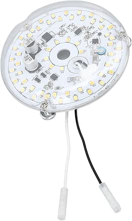 Haofy 18W Magnetic LED Ceiling Fan Light Panel Adjustable Brightness ...