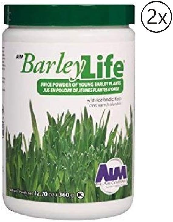 Amazon.com: Aim BarleyLife Grass Powder (12.7 oz) 2 Bottle : Grocery ...