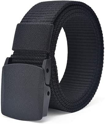 Amazon.com: Nylon Military Tactical Women Men Belt Webbing Canvas ...