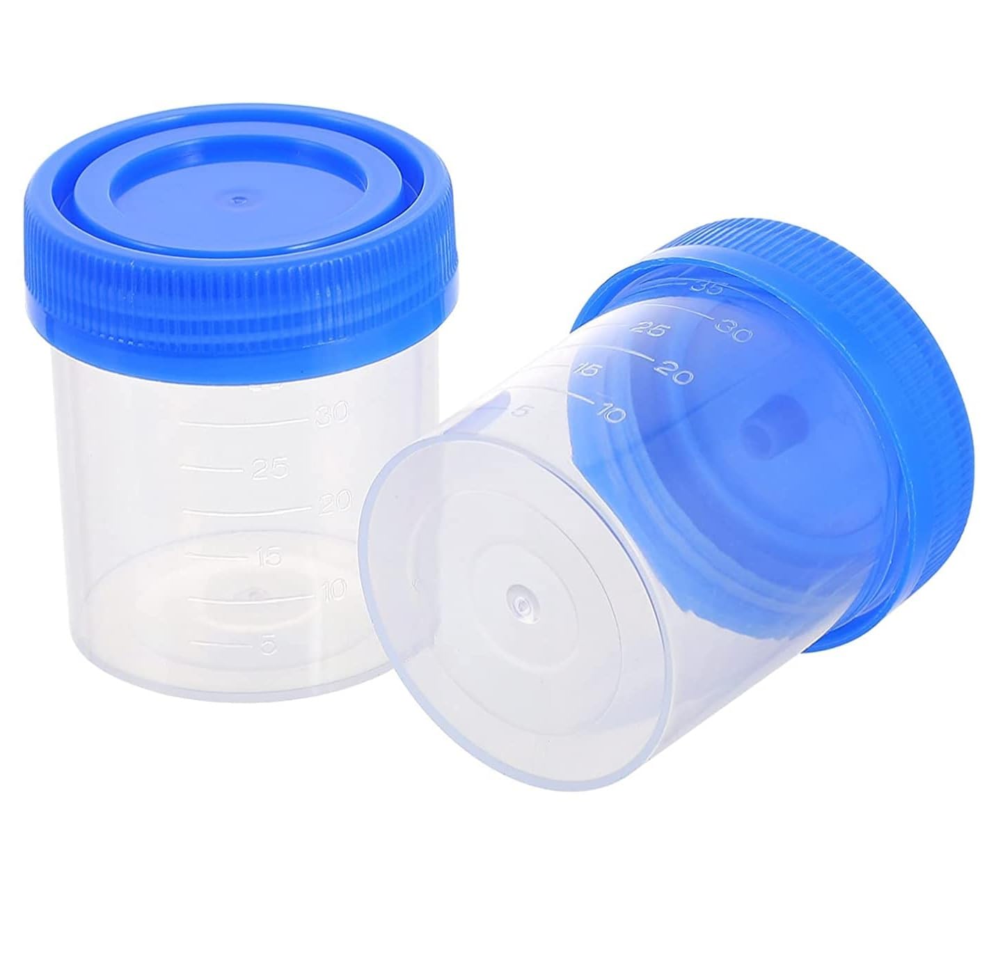 Cruzine (Pack Of 100 30ML Urine Sample Collection Container Specimen Collector Plastic Container ...