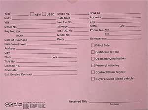 Amazon.com : A Plus Dealer Supplies Vehicle Printed Dealer Jackets #514 ...