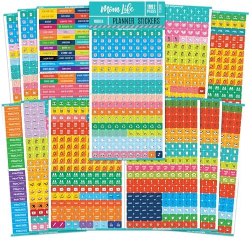 Amazon.com: Student Planner Stickers - 15 Sheets, 700+ Stickers ...