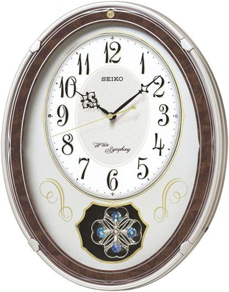 Amazon.co.jp: ウェーブシンフォニー AM259B 電波時計 セイコー SEIKO 菊紋章メダル付 : ホーム＆キッチン