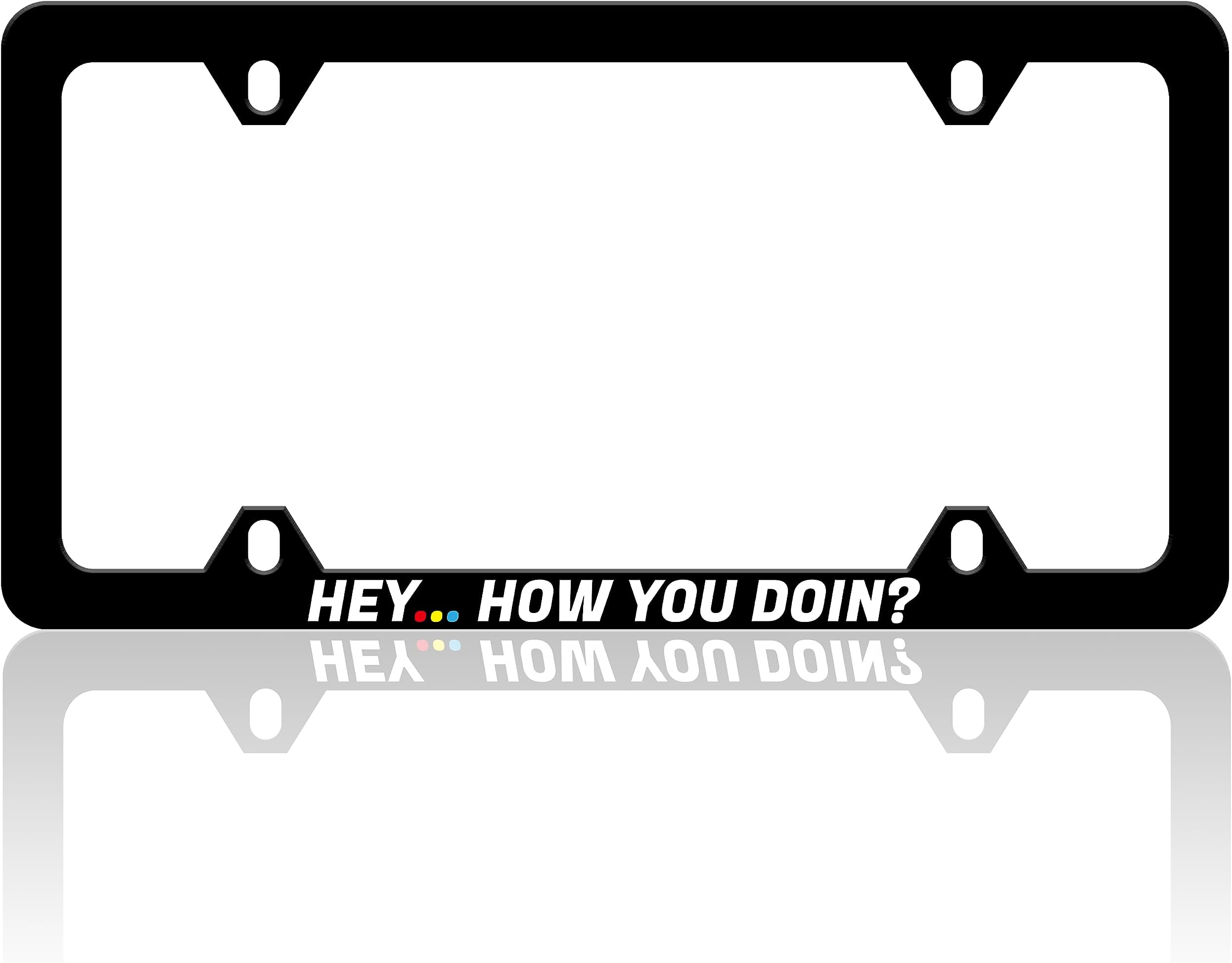Amazon.com: License Plate Frames Hey How You Doin Friends Joey Car ...