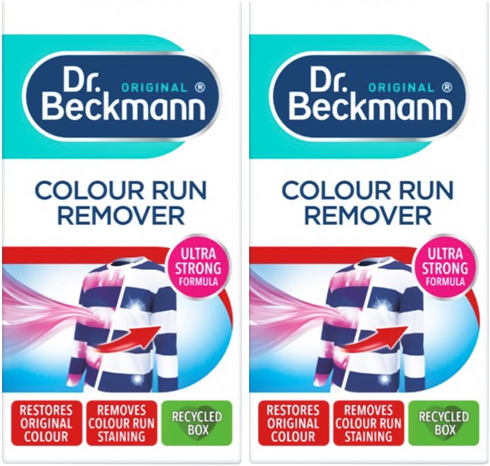 2 x Colour Run Remover 75g - Advanced Dye Transfer Solution, Safe for ...