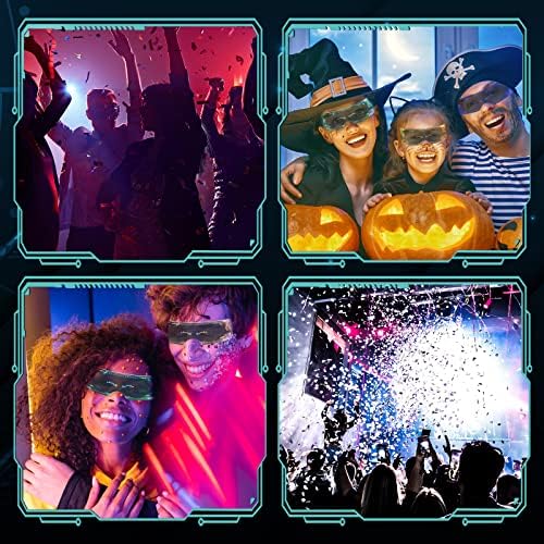 Coriver LED Leuchtbrille Brille, 7 Farben LED Brille für Party ...