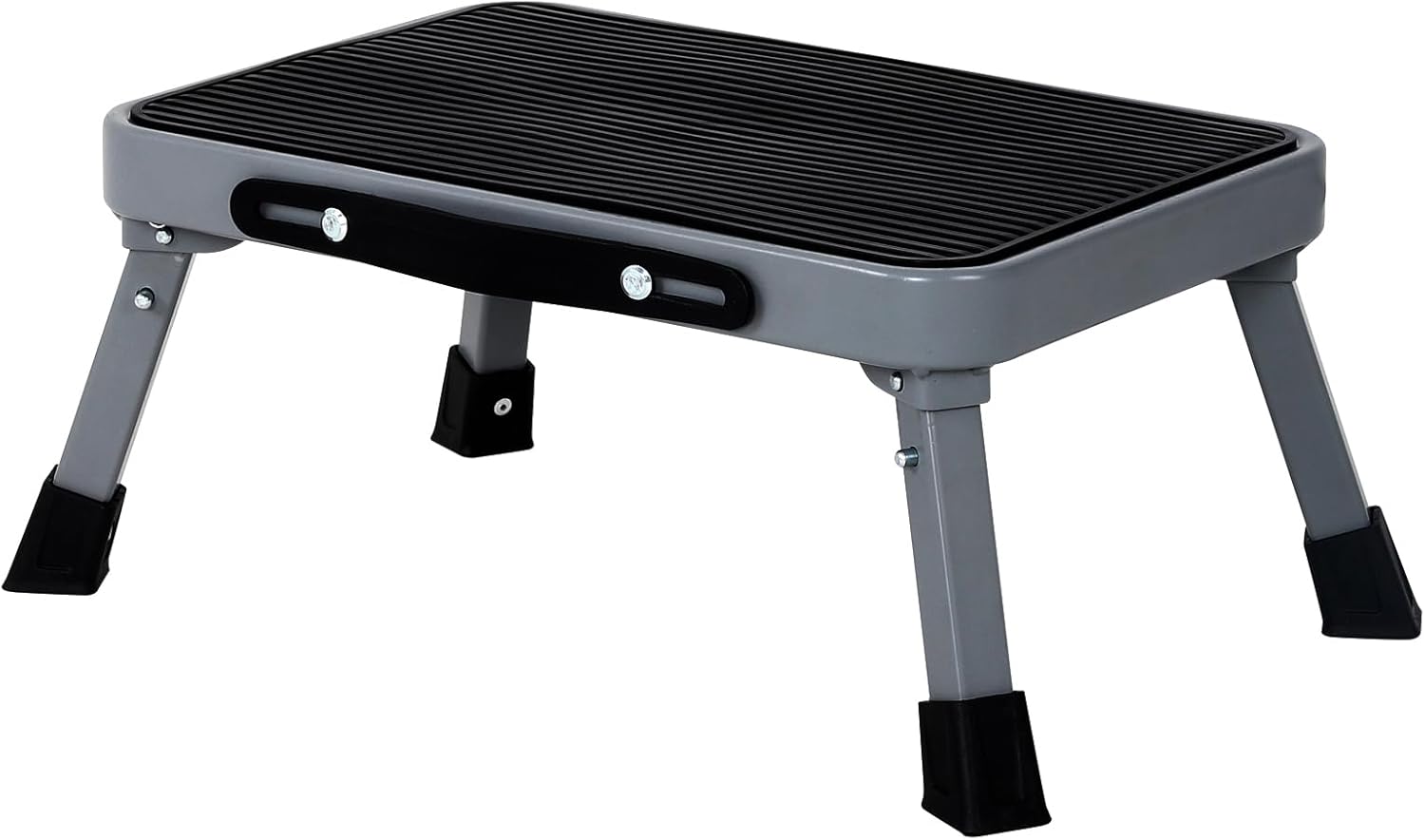 Amazon.com: STOODER 7" Sturdy Steel Folding Step Stool with Anti-Slip ...
