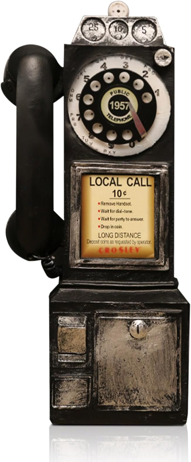Amazon.com: Vintage Telephone Model - L 3.74" x W 2.95" x H11.4 Black ...