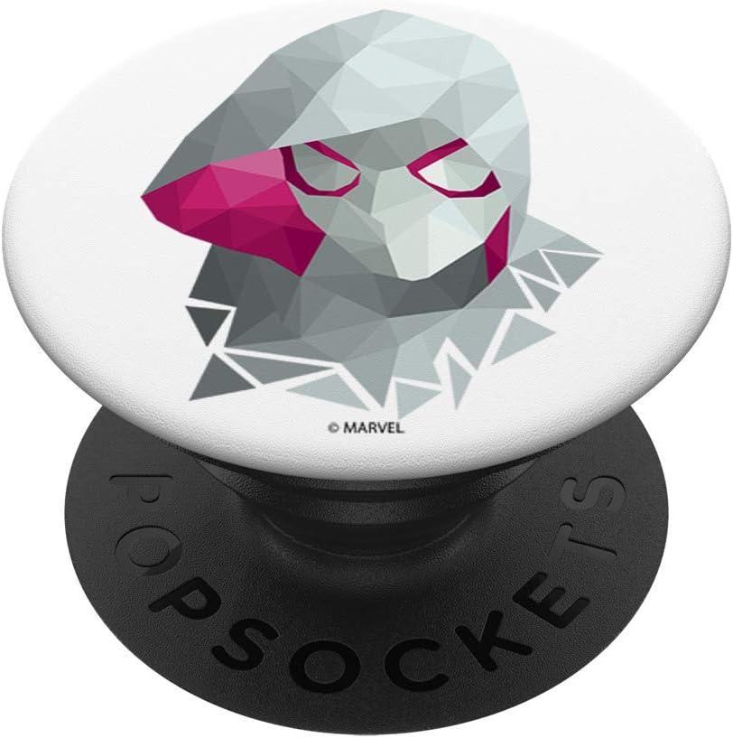 Amazon.com: Marvel Spiderman Spider Gwen Geometric PopSockets PopGrip ...