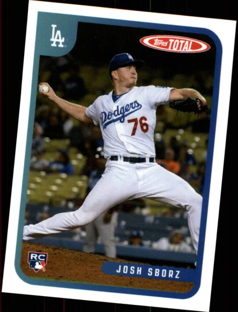 Amazon.com: 2020 Topps Total Baseball (Wave 4) #365 Josh Sborz Los ...